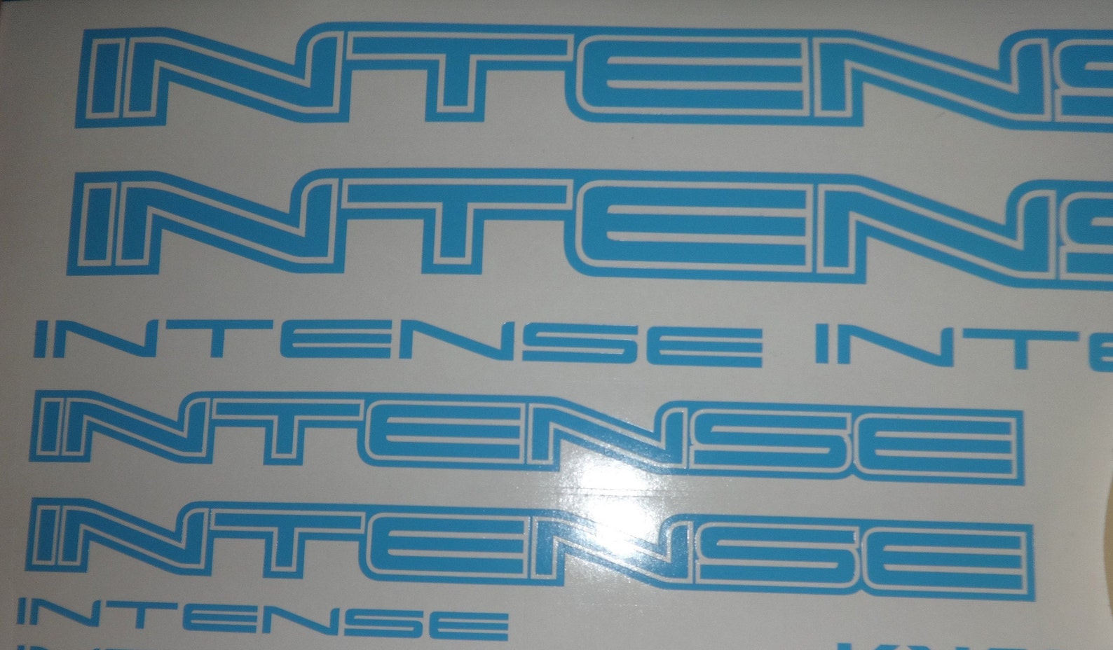 Custom Made Intense Style Bike Frame Decals Stickers. Made - Etsy