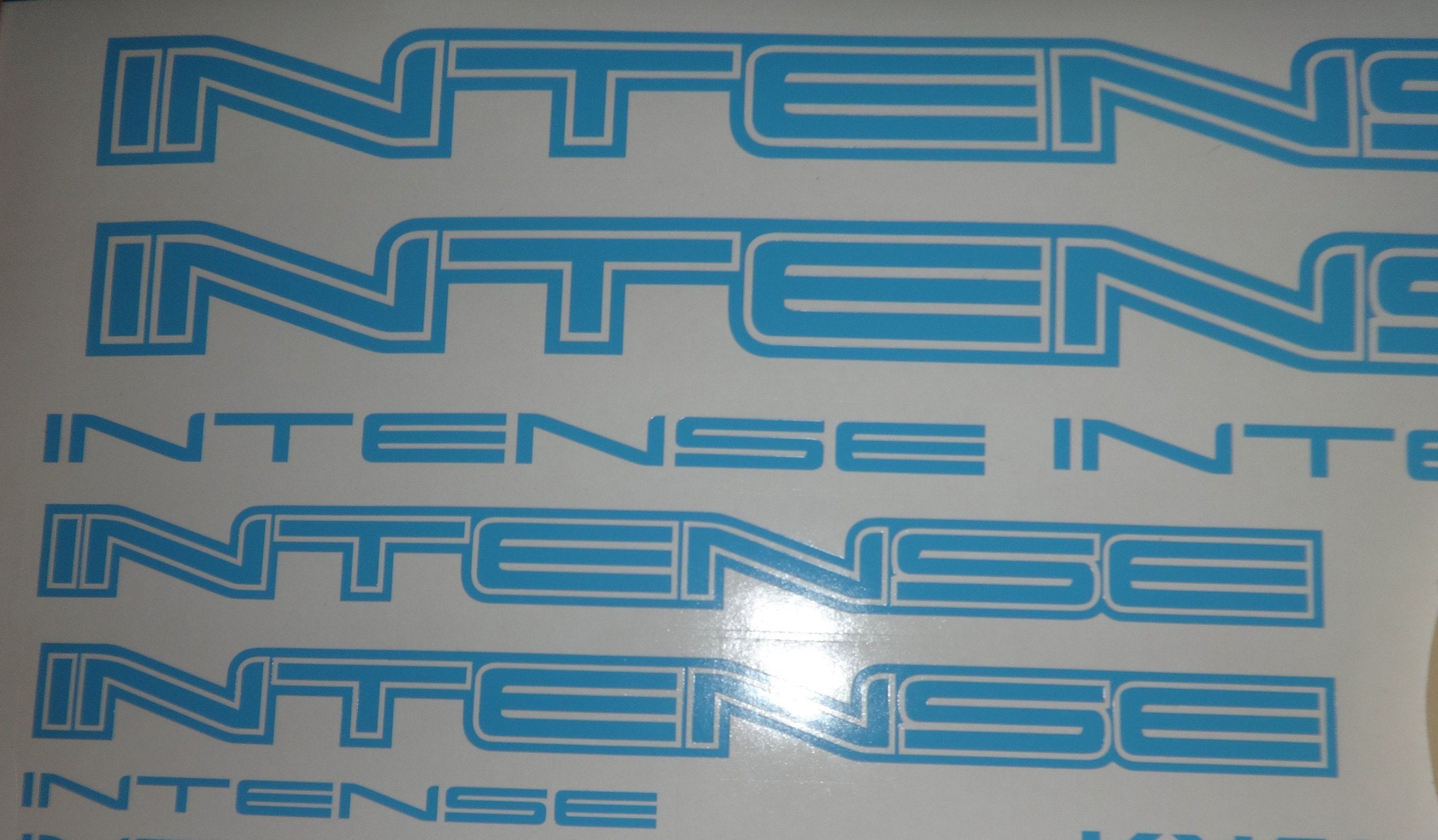 Custom Made Intense Style Bike Frame Decals Stickers. Made - Etsy
