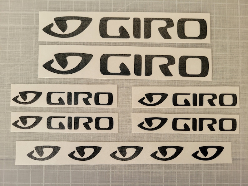 Custom Giro Logo Decals Stickers. for Your Helmet Frame Bike Rack Car ...
