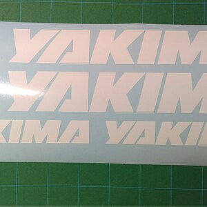 Yakima Fairing Rack Replacement Decals Stickers. Bike Board Surf Kayak ...