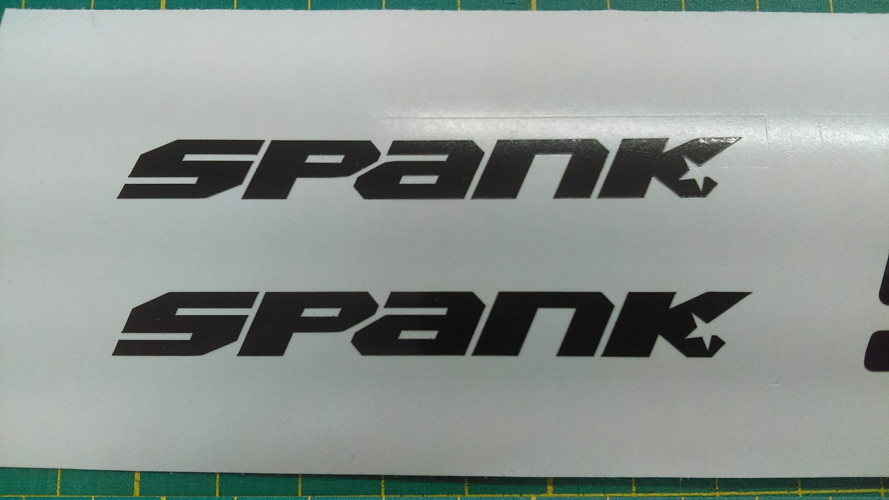 Spank Logo Decals Stickers. Frame Fork Shock Wheels. Lots of Colors to ...