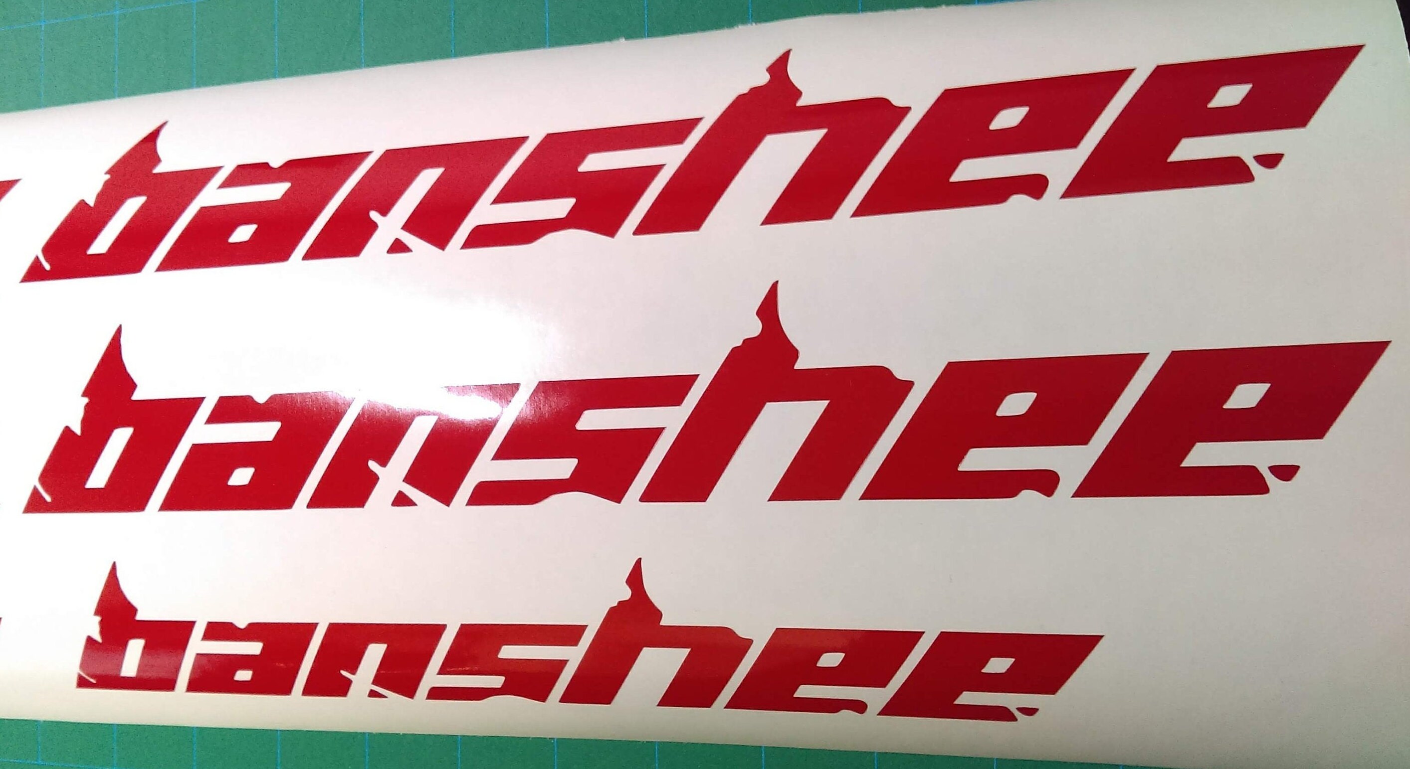 Custom Made Banshee Style Bike Frame Decals Stickers. Made - Etsy