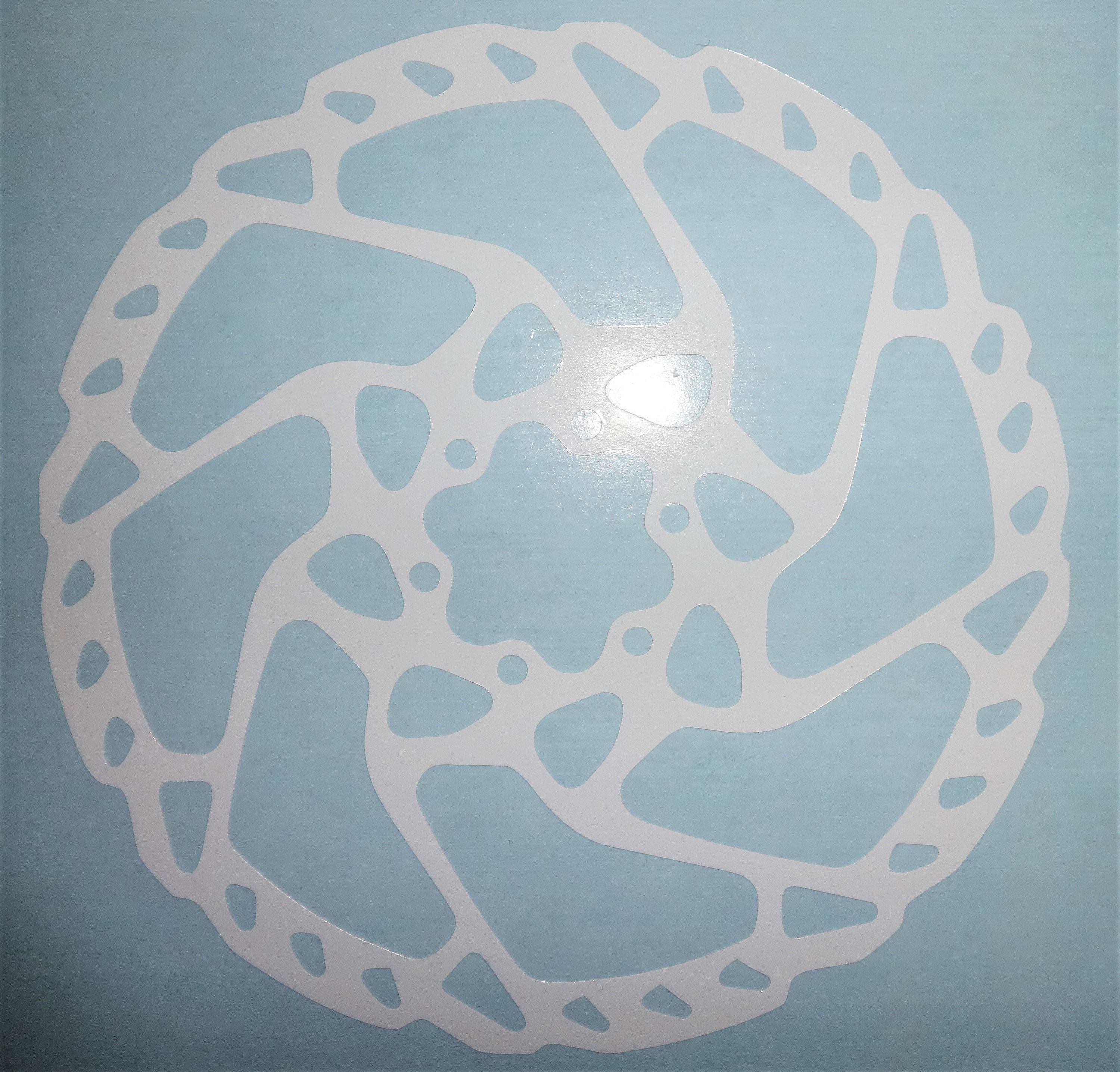 Brake rotor Decal Sticker MTB Road Cyclocross. Made from high | Etsy