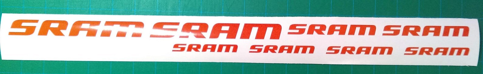 SRAM Logo Decals Stickers. Frame Fork Shock Wheels. Lots of - Etsy