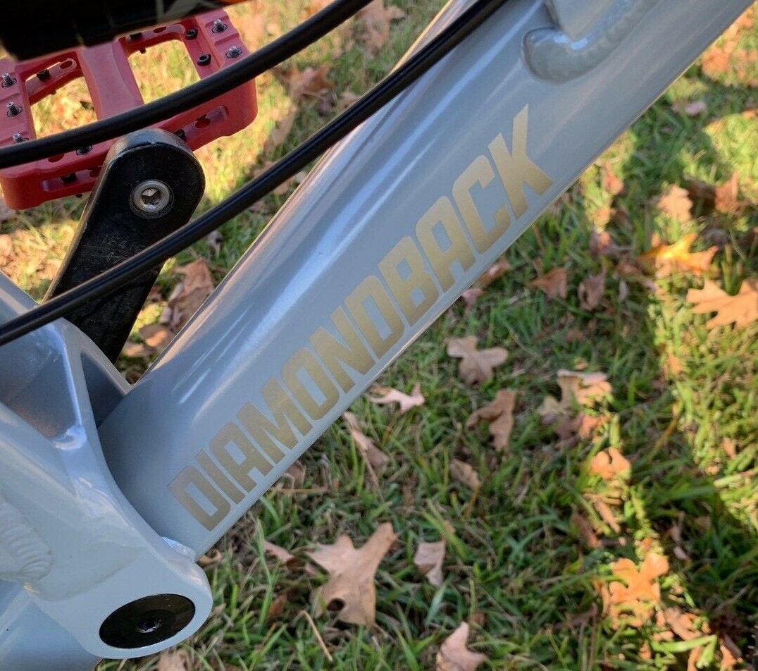 Custom Made Diamondback Style Bike Frame Decals Stickers. Made | Etsy