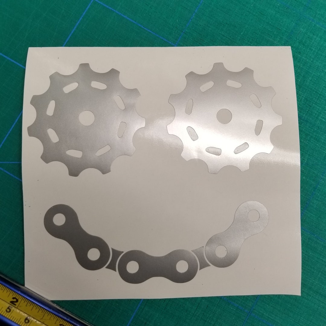 Bike Smiley Face Window Decal Sticker. Made From High Quality Vinyl. 30 ...