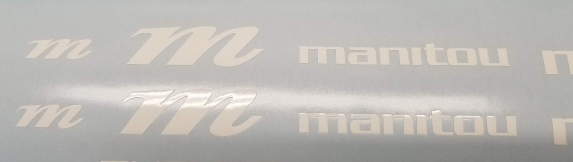 Manitou Logo Decals Stickers. Frame Fork Shock. Lots of Colors to ...