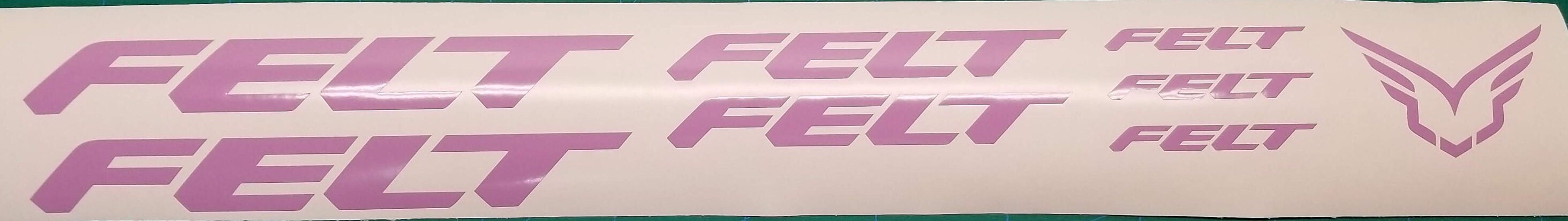 Custom Felt Bikes Frame Decals Stickers. Made From High - Etsy