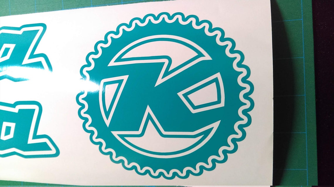 Custom Made Kona Style Bike Frame Decals Stickers. Made From High ...