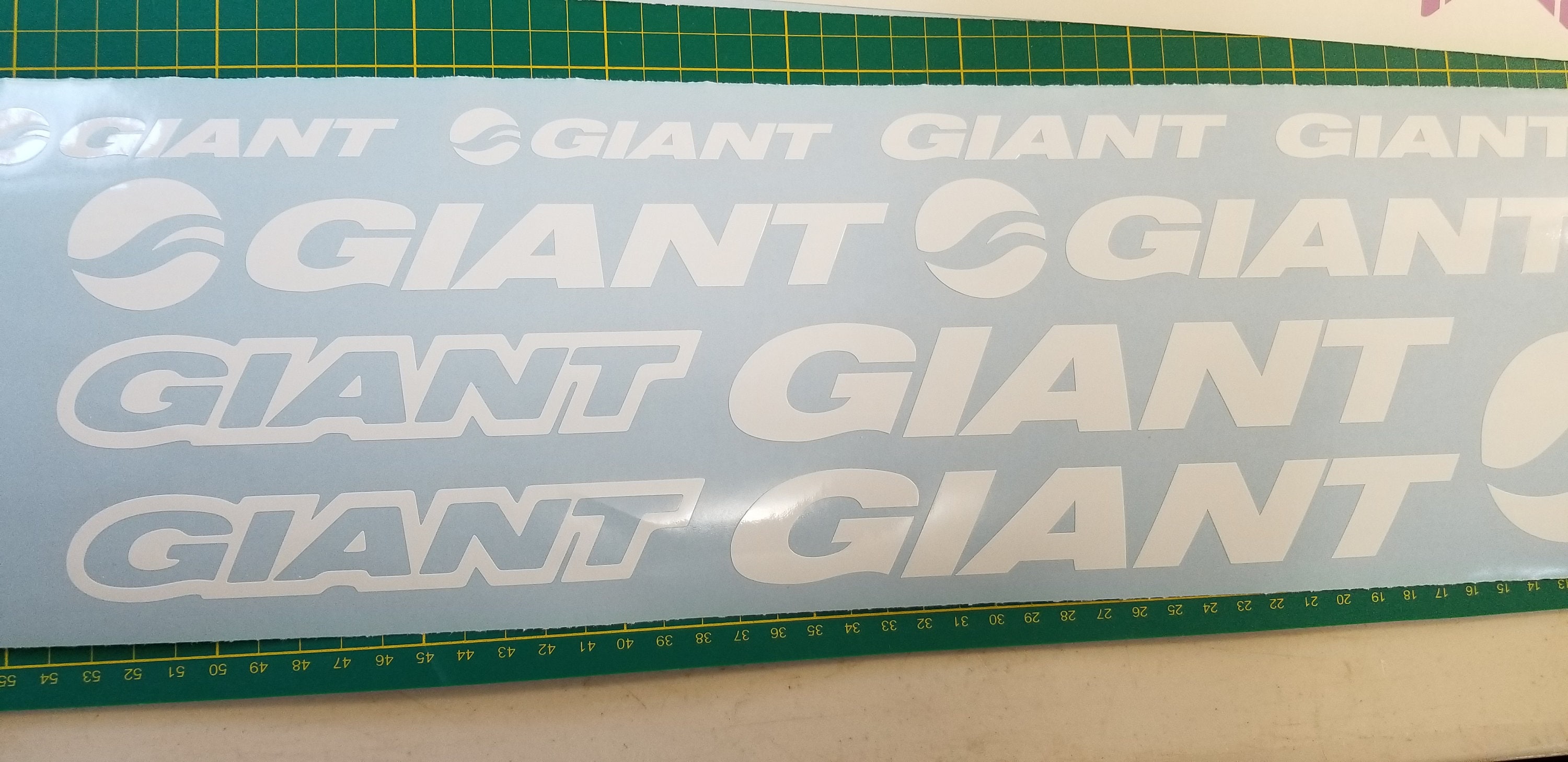 Custom Made Giant Style Bike Frame Decals Stickers. Made From | Etsy