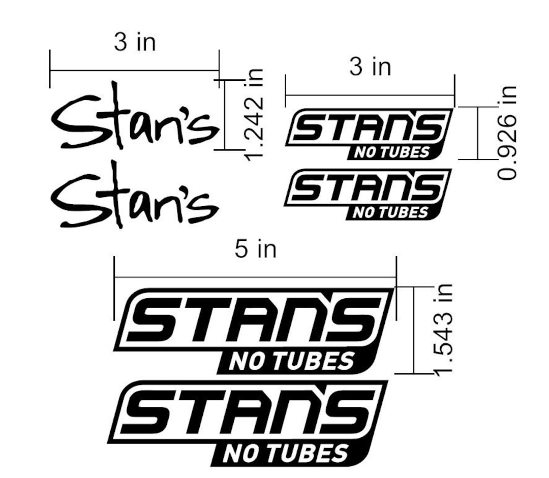 Stan's Logo Decals Stickers. Frame Fork Shock Wheels. Lots of Colors to ...