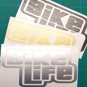 Bike Life Decal Sticker. Made From High Quality Vinyl. Lots of Colors ...