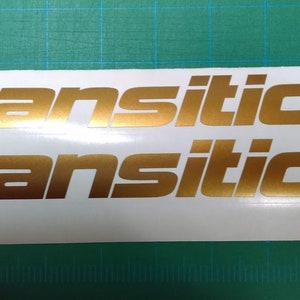 Custom Transition Bikes Frame Decals Stickers. Made From High Quality ...