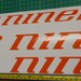 Custom Made Niner Style Bike Frame Decals Stickers. Made From High ...