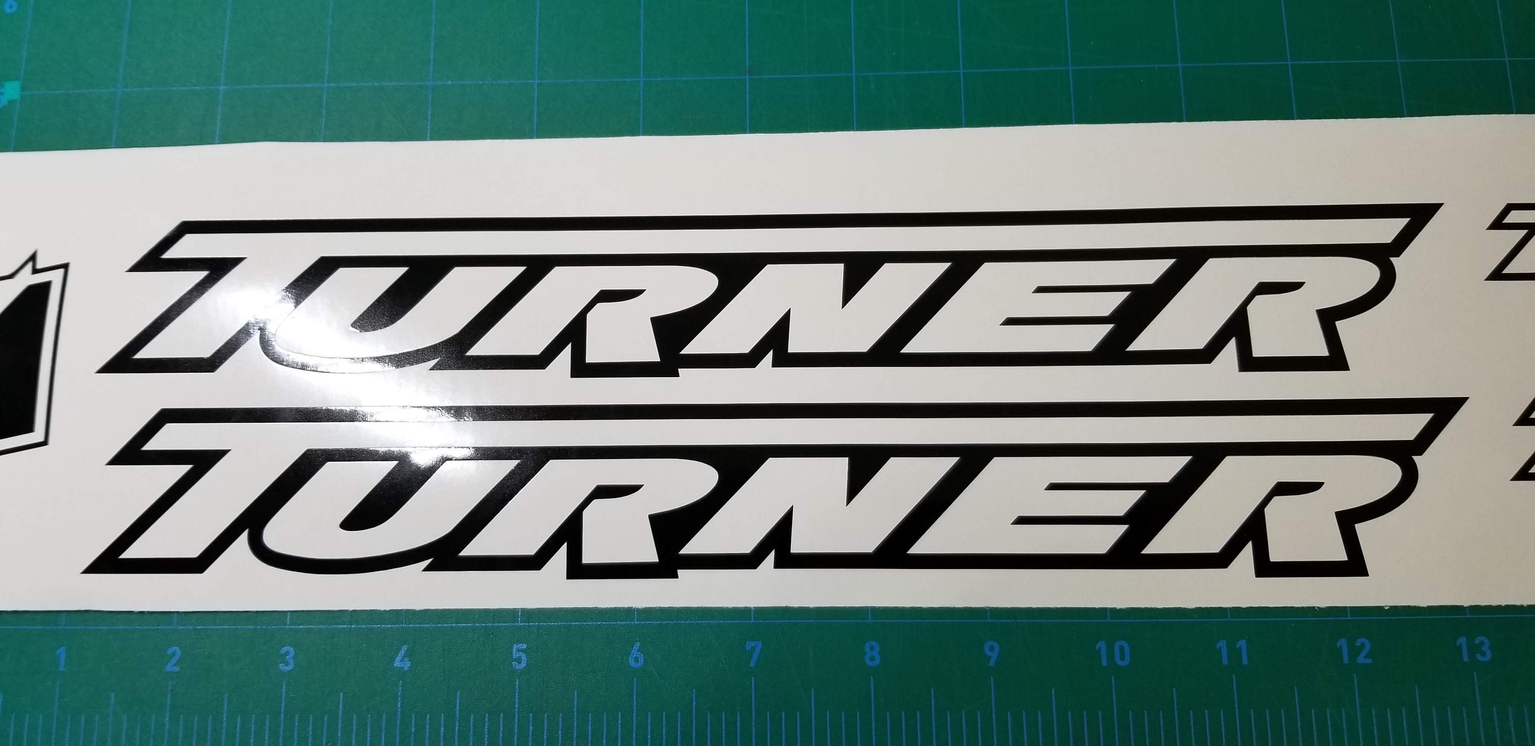 Custom Turner Bikes Frame Decals Stickers. Outline Version. - Etsy UK