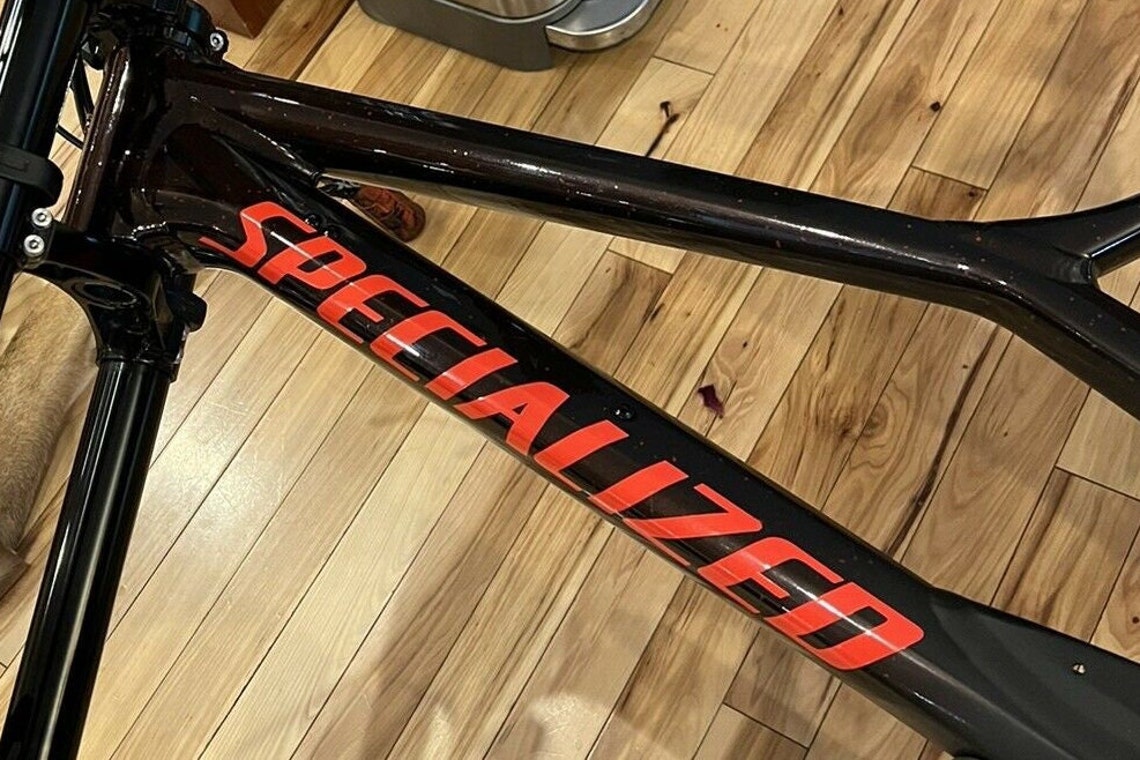 Specialized Style Bike Frame Decals Stickers. Made From High - Etsy