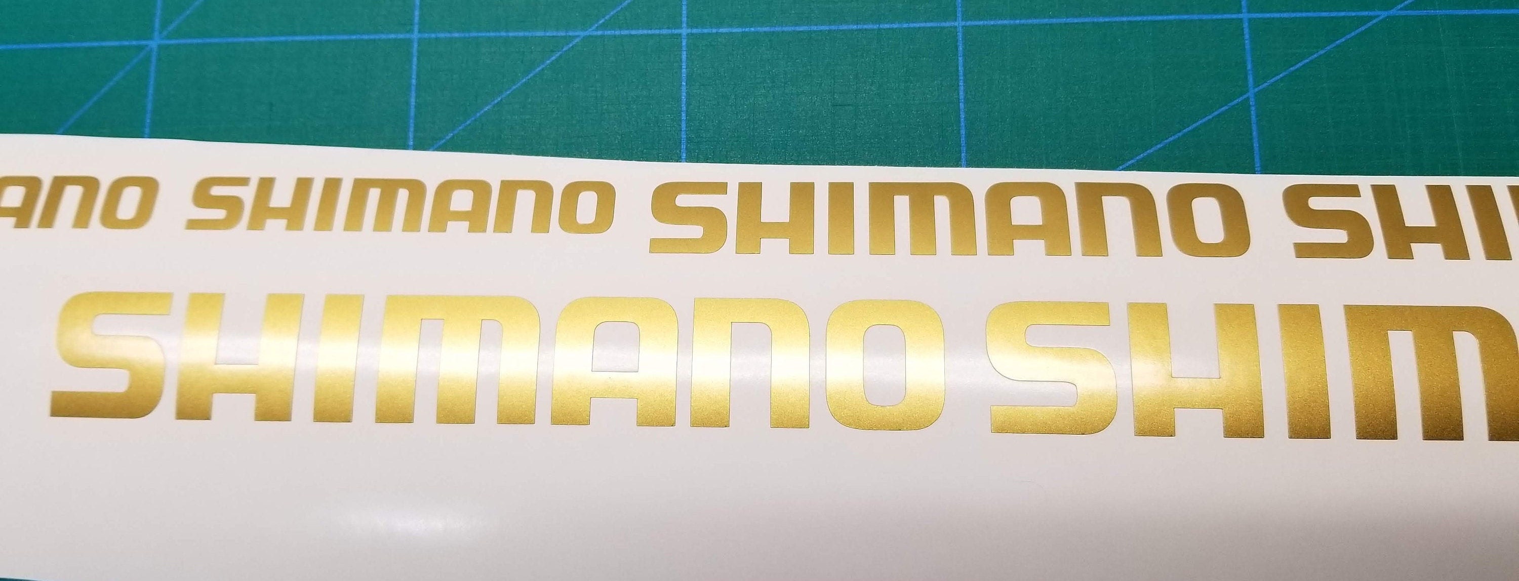 Shimano Logo Decals Stickers. Frame Fork Shock Wheels. Lots of Colors ...