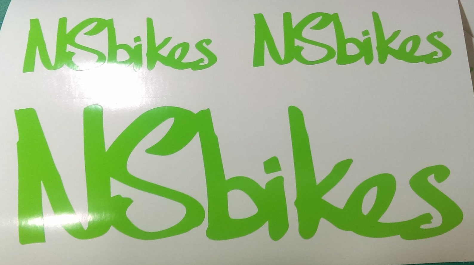 Custom Made NS Bikes Style Bike Frame Decals Stickers. Made - Etsy