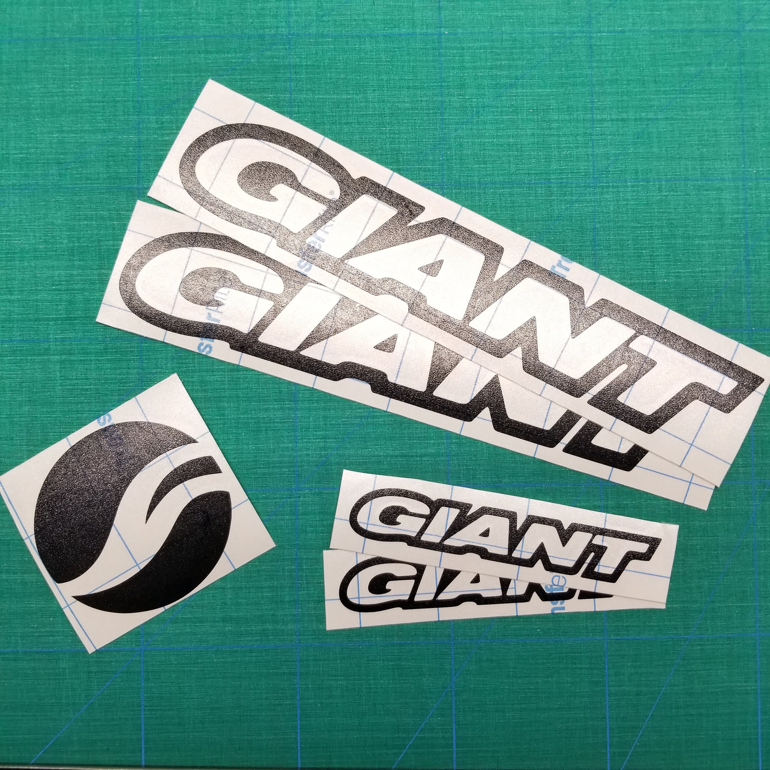 Custom Made Giant Style Bike Frame Decals Stickers. Made From High ...