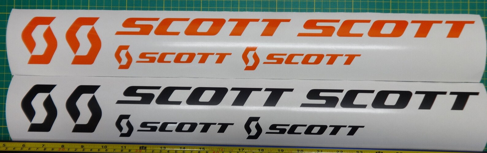 Custom Made Scott Style Bike Frame Decals Stickers. Made From - Etsy