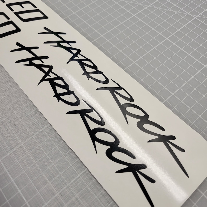 Old School Special Hard Rock Style Bike Frame Decals Stickers. Made ...