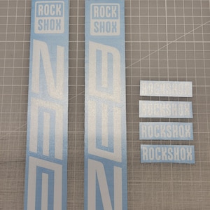 Custom Made Rockshox ZEB Fork Decals Stickers. Die-cut From High ...