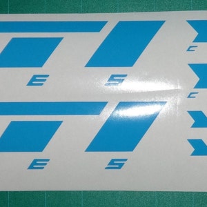 Custom Made Yeti Style Bike Frame Decals Stickers. Made From High ...