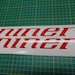 Custom Made Niner Style Bike Frame Decals Stickers. Made From High ...