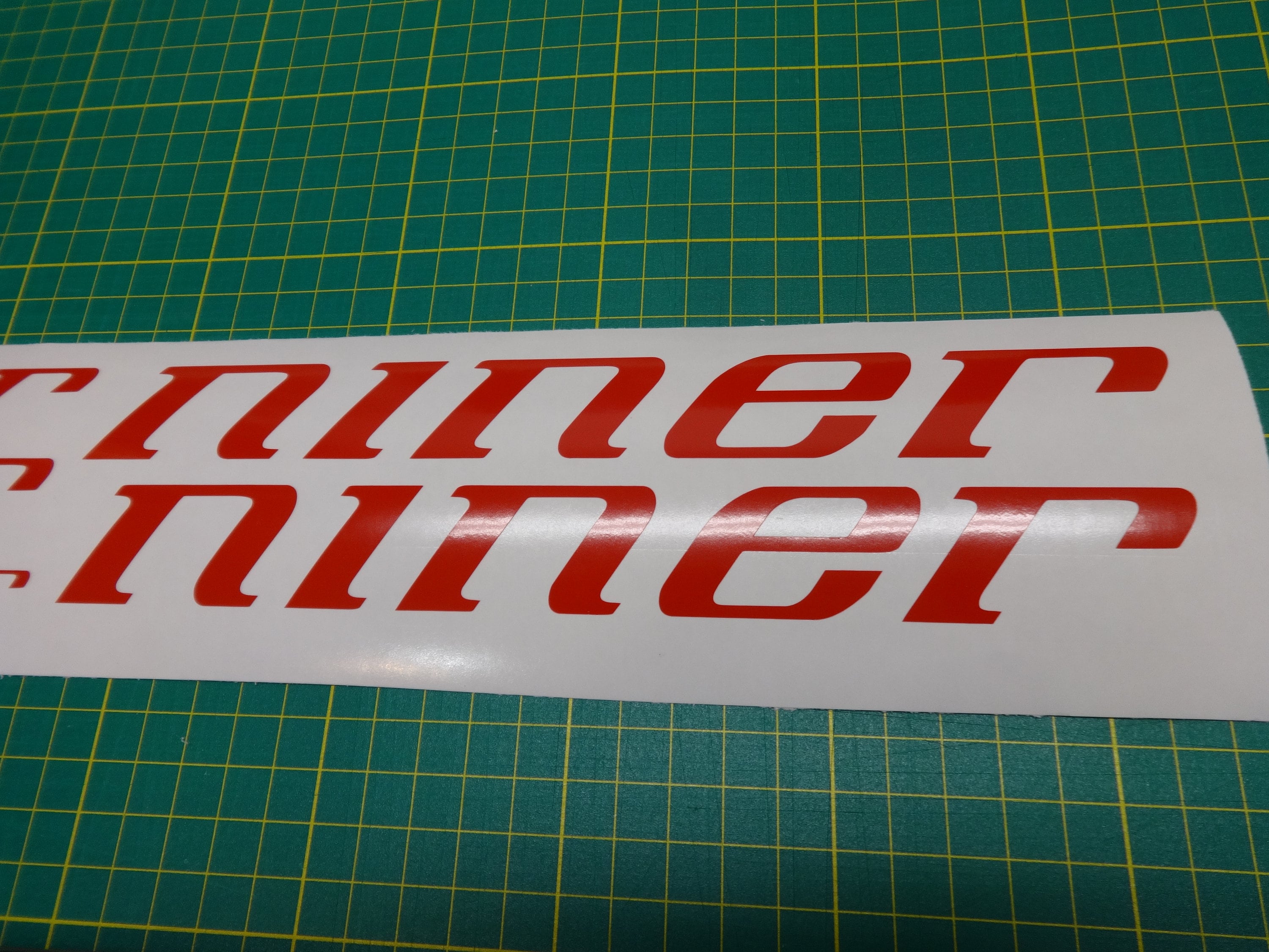 Custom Made Niner Style Bike Frame Decals Stickers. Made From - Etsy
