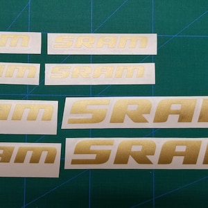 SRAM Logo Decals Stickers. Frame Fork Shock Wheels. Lots of Colors to ...