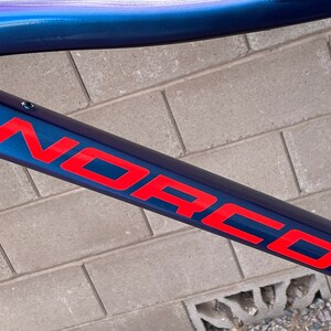 Custom Made Norco Style Bike Frame Decals Stickers. Made From High ...