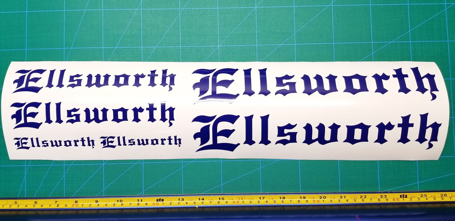 Custom Made Ellsworth Style Bike Frame Decals Stickers. Made From High ...