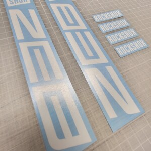 Custom Made Rockshox ZEB Fork Decals Stickers. Die-cut From High ...