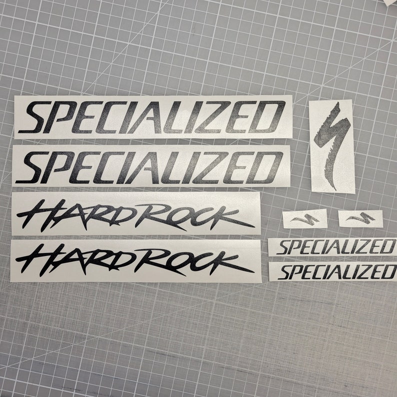 Old School Special Hard Rock Style Bike Frame Decals Stickers. Made ...