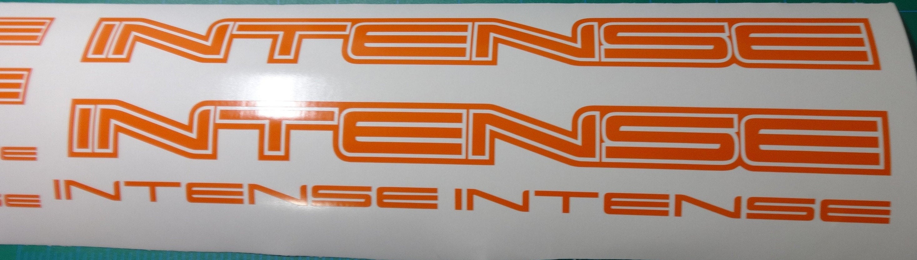 Custom Made Intense Style Bike Frame Decals Stickers. Made - Etsy
