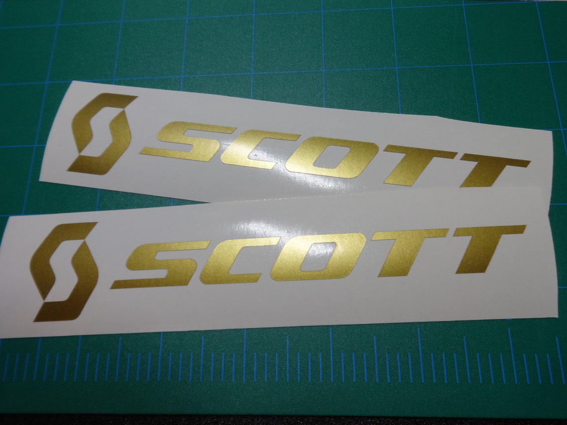 Custom Made Scott Style Bike Frame Decals Stickers. Made From - Etsy