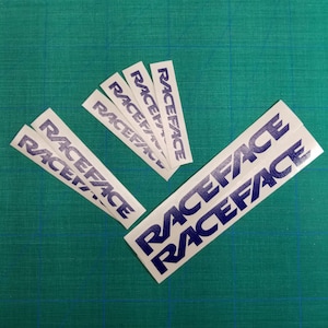 Race Face Logo Decals Stickers. Frame Fork Shock Wheels. Lots of Colors ...