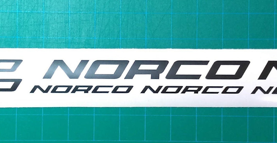 Custom Made Norco Style Bike Frame Decals Stickers. Made From High ...