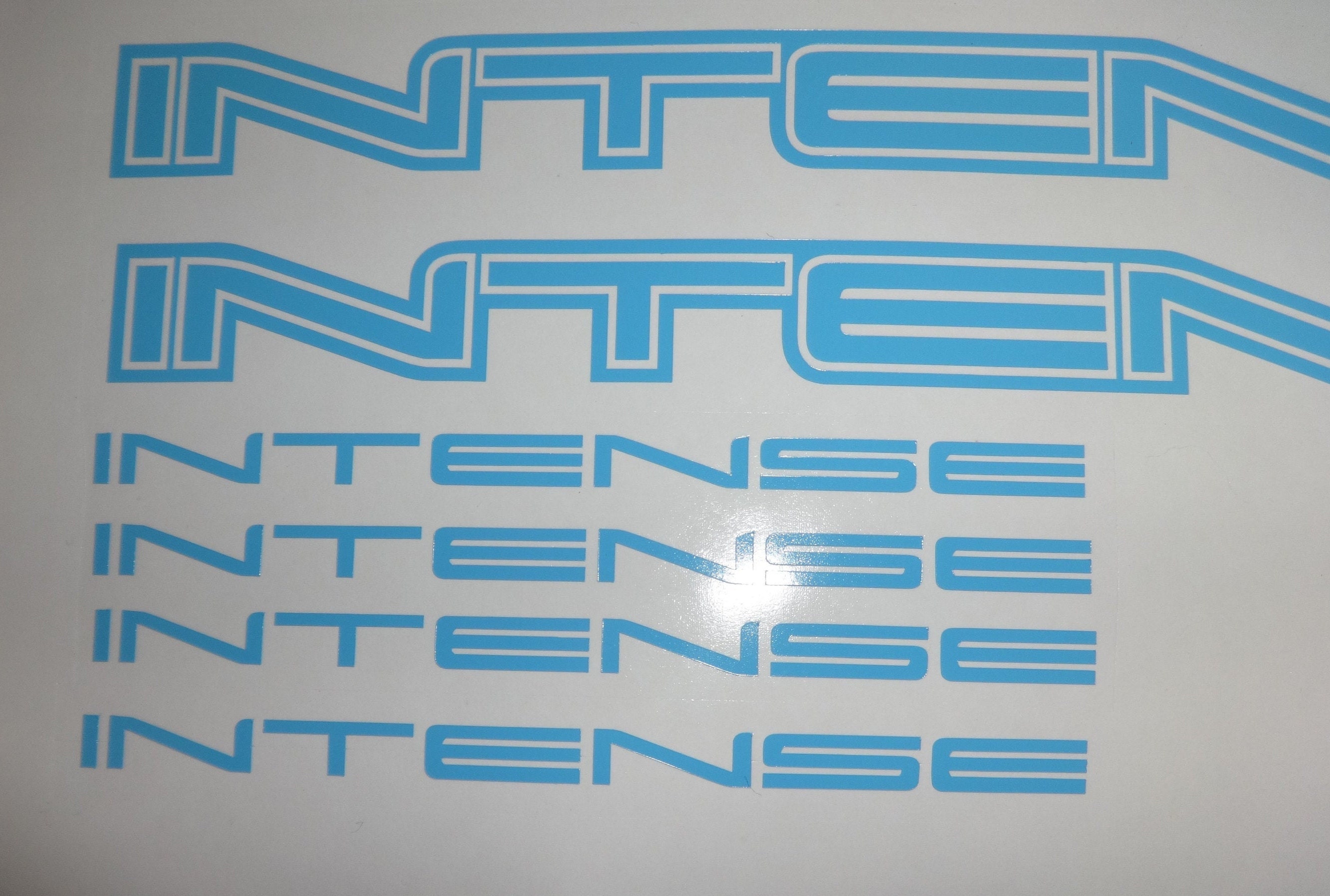 Custom Made Intense Style Bike Frame Decals Stickers. Made | Etsy