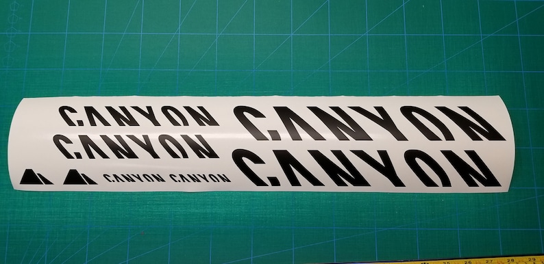 Custom Canyon Bikes Frame Decals Stickers. Made From High - Etsy