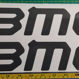 Custom BMC Bikes Frame Decals Stickers. Made From High Quality Vinyl ...