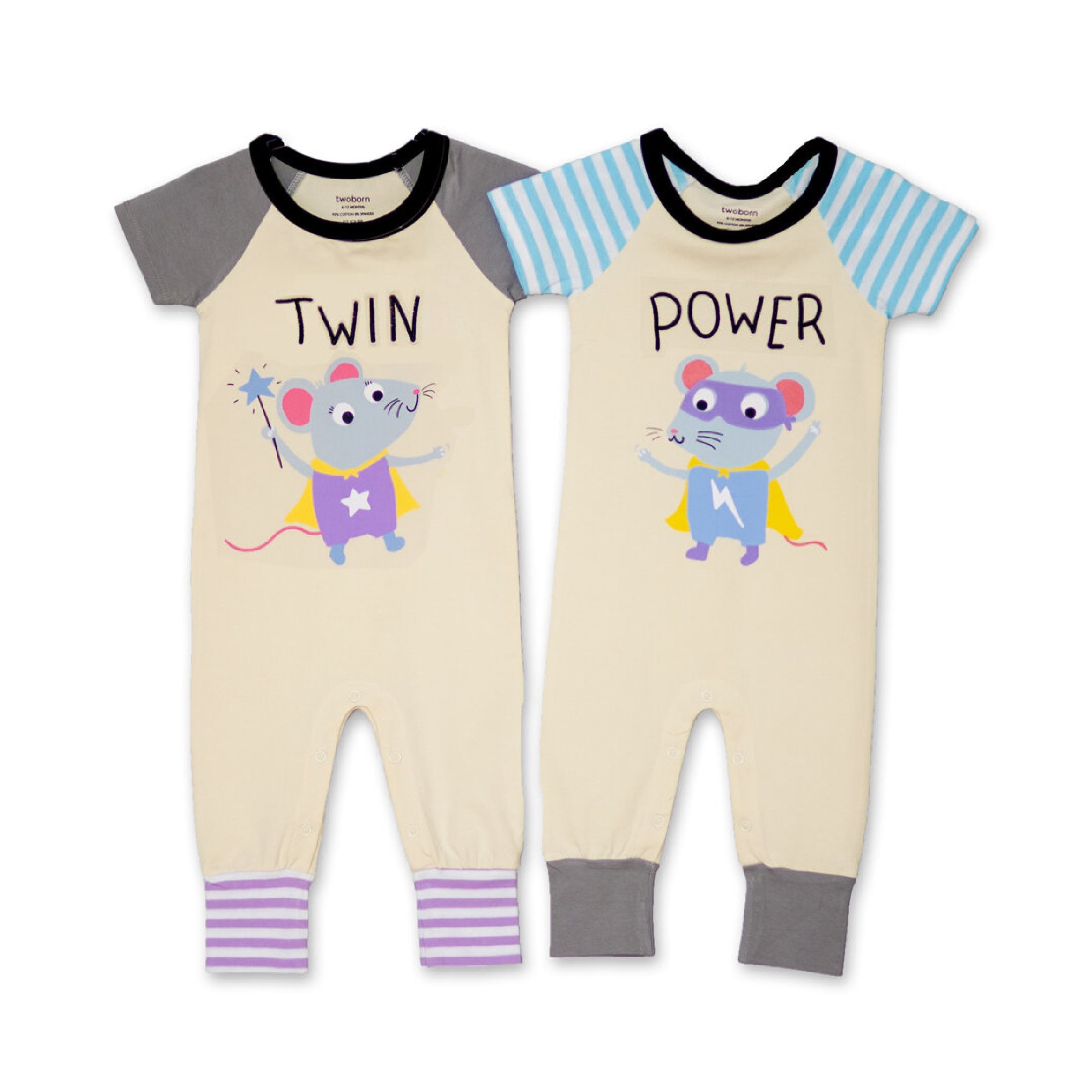 Twin Clothing Set, Baby Twin Outfits, Twin Boy and Girl Gift, Matching ...