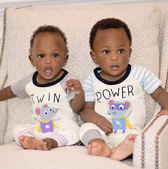 Twin Clothing Set, Baby Twin Outfits, Twin Boy and Girl Gift, Matching ...