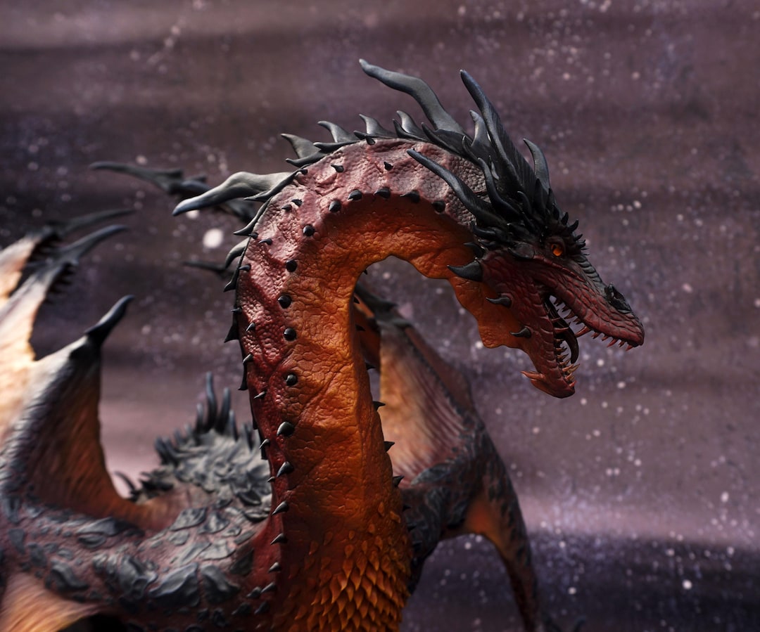 Handmade Smaug Dragon Sculpture: Custom Fan Art Figurine - Etsy