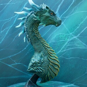 Sculpture of the Dragon Firnen Character of the Books Eragon. - Etsy