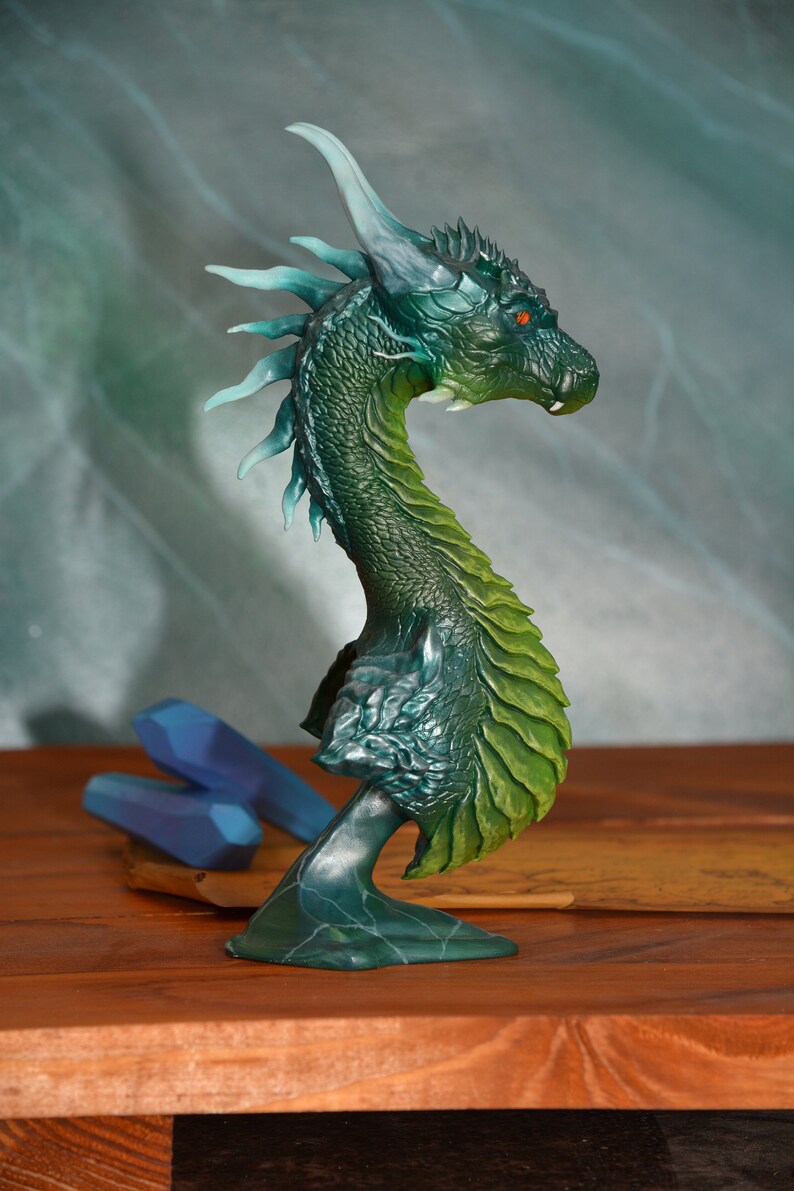 Sculpture of the Dragon Firnen Character of the Books Eragon. - Etsy