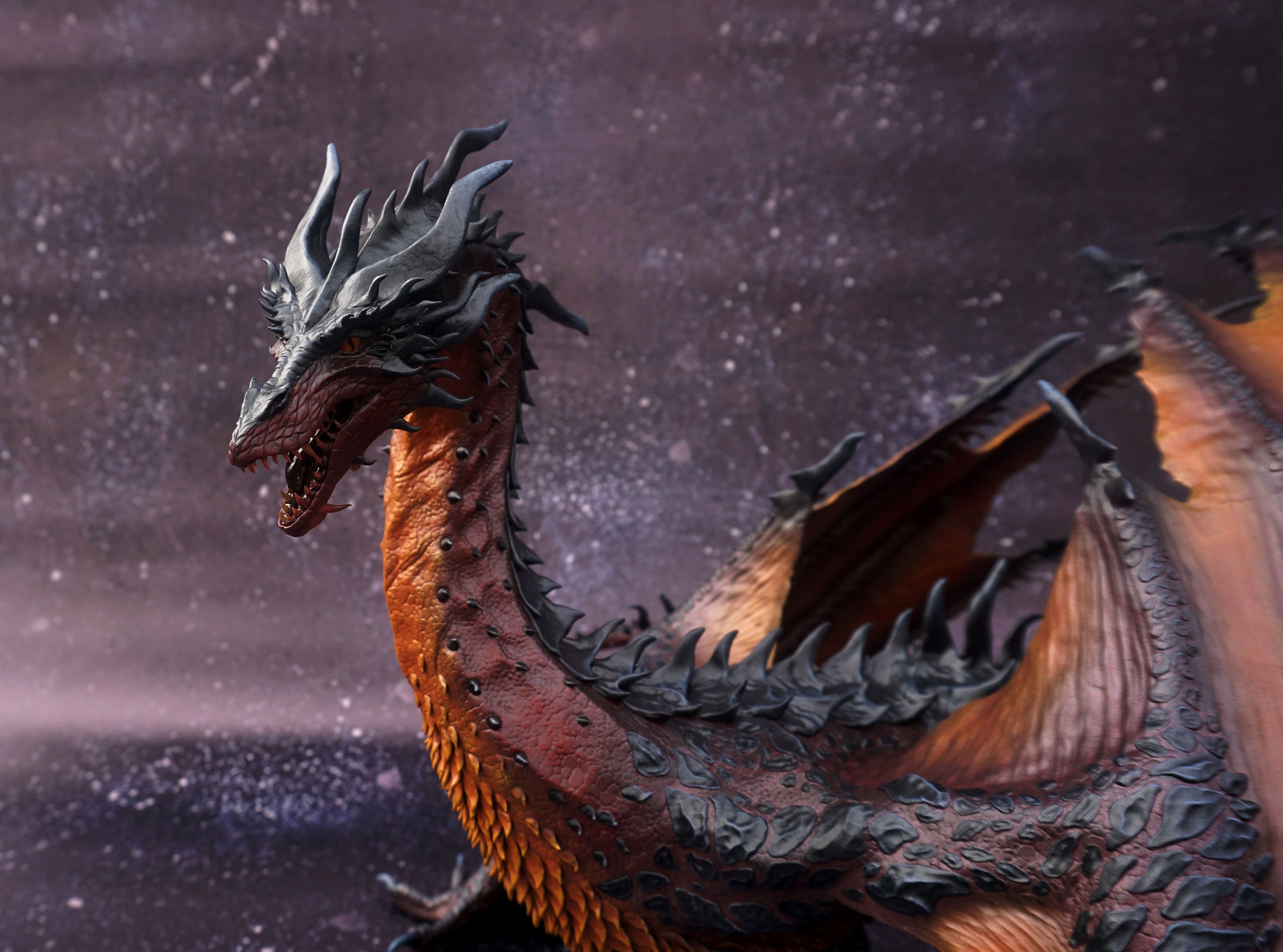 Handmade Smaug Dragon Sculpture: Custom Fan Art Figurine - Etsy