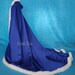Royal Blue Satin Bridal Cape Pageant Train 88-inch Wedding - Etsy