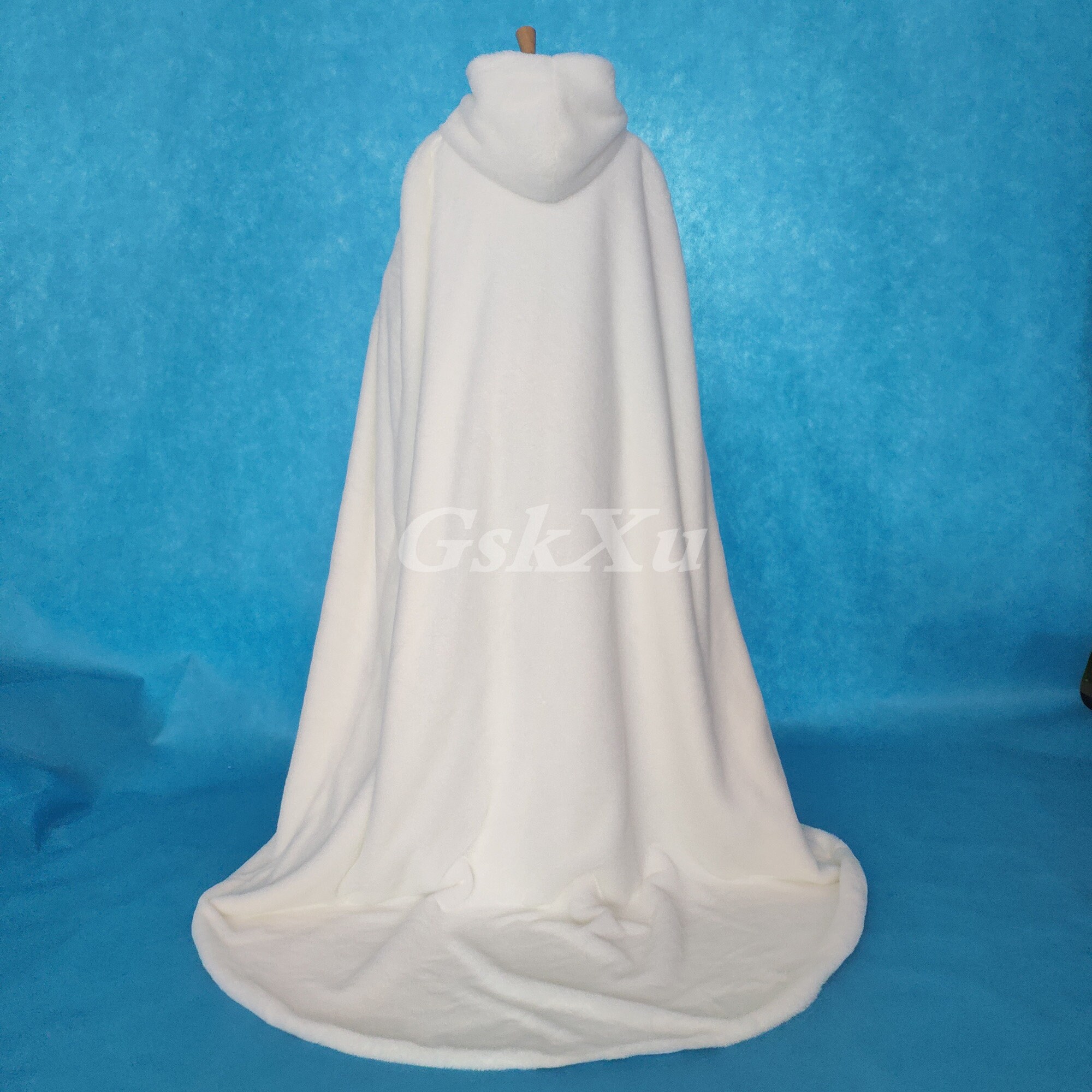 New Ivory Thick Cloak Hooded Full Faux Fur With Satin Lining - Etsy