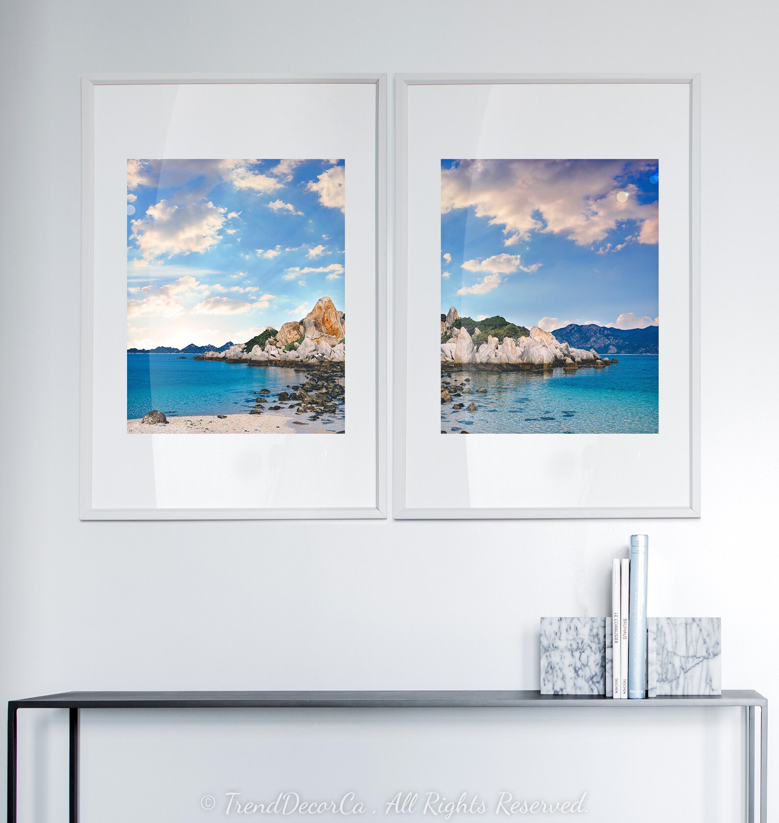 Beautiful Tropical Island Set of 2 Prints Island Poster - Etsy Canada